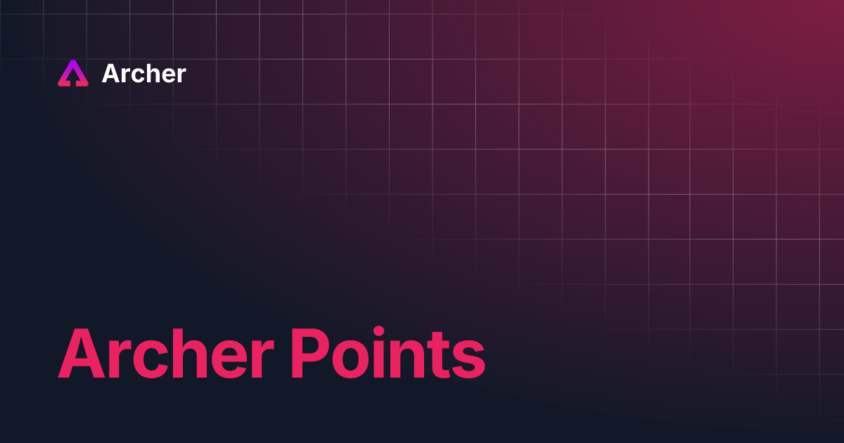 Archer Points | Archer